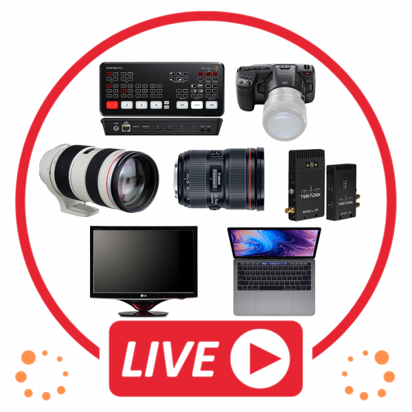 Locação de Equipamentos para Live Streaming – Kit Blackmagic 6K – Youle
